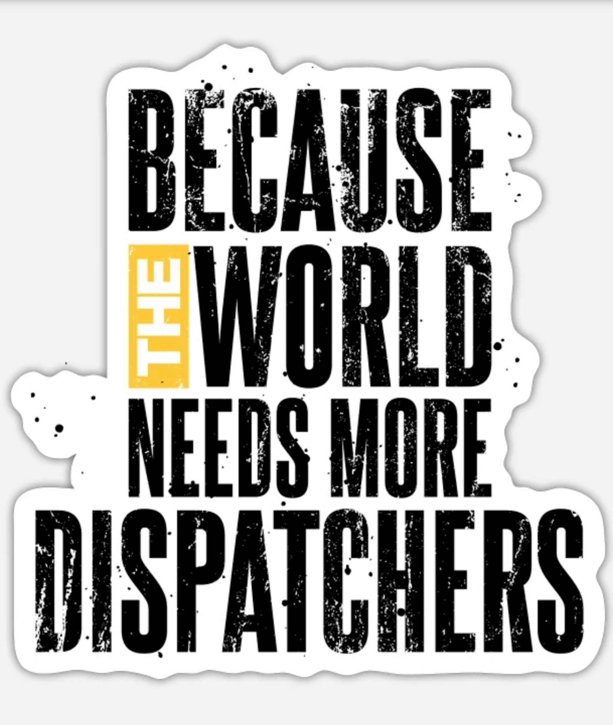 Because Sticker - Etsy