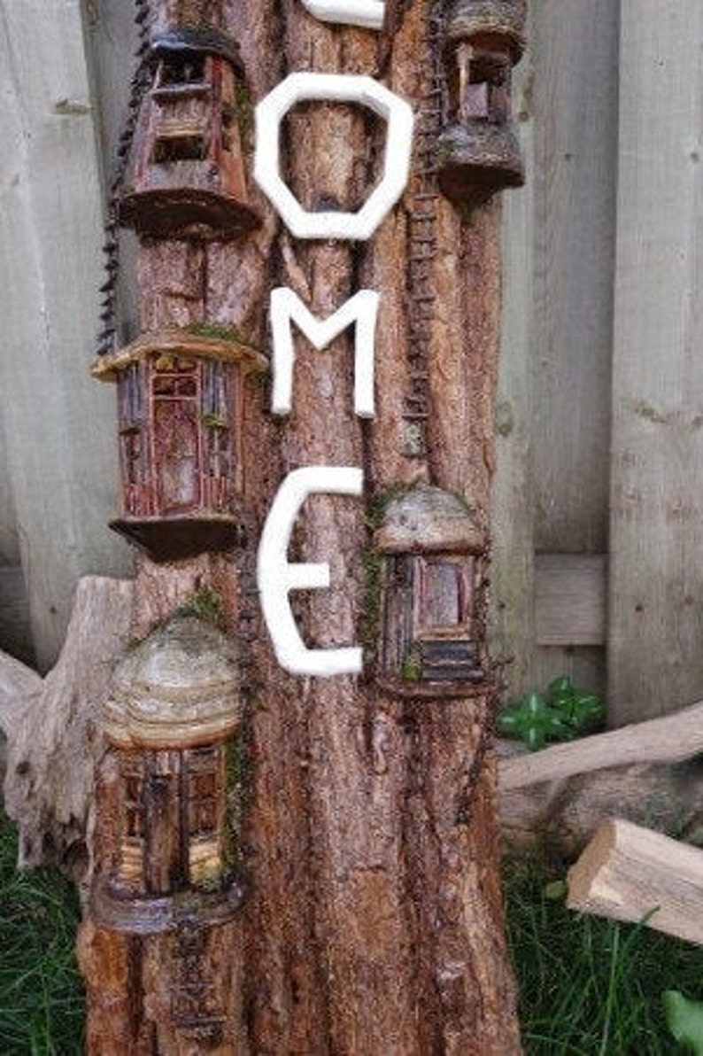 Custom Fairy/hobbit House Welcome Signs for Home and Garden - Etsy