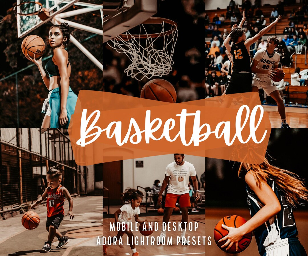 10 Basketball Presets Lightroom, Mobile Desktop Presets, Fitness Preset ...