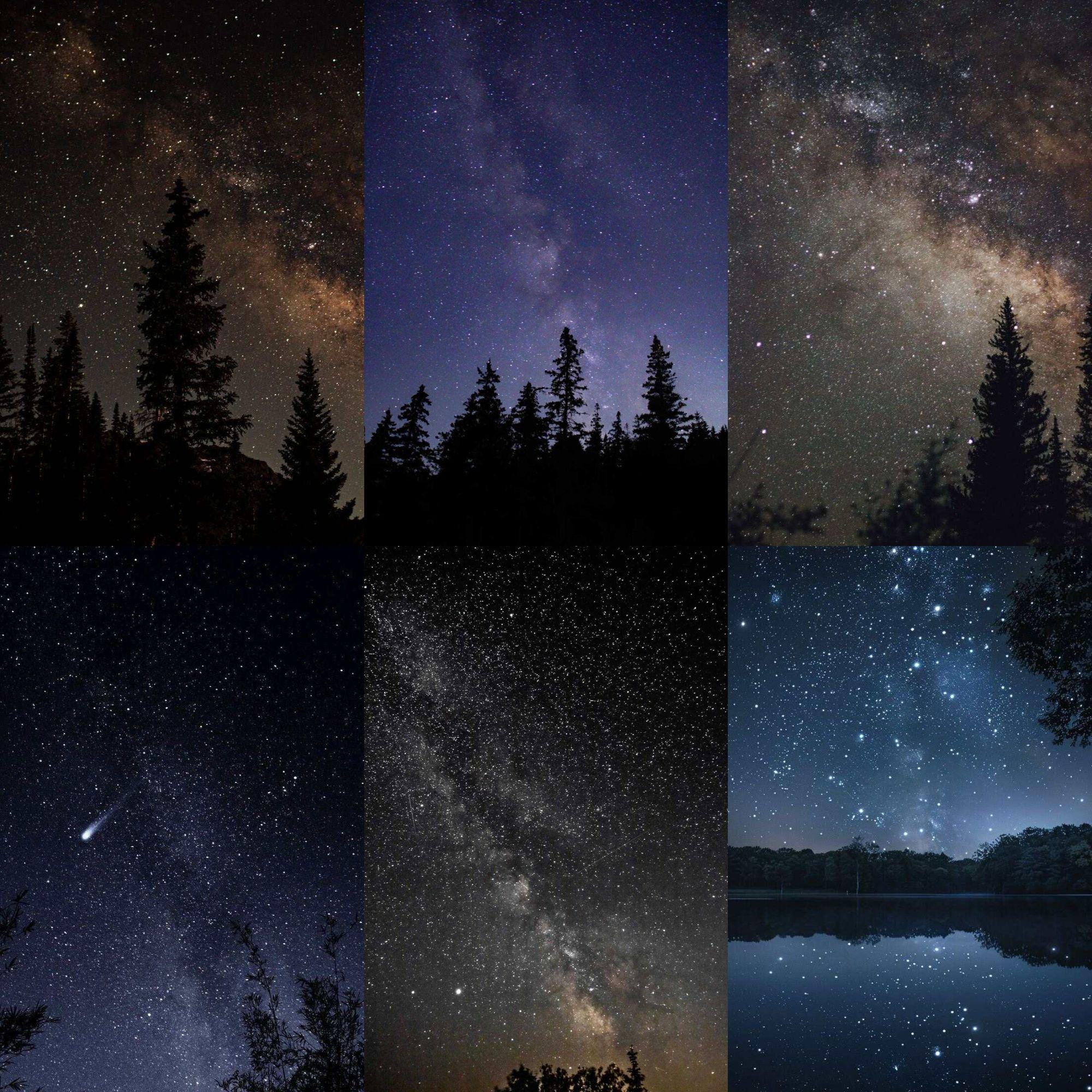 10 Milky Way Mobile Lightroom Presets, Astrophotography Presets, Star ...