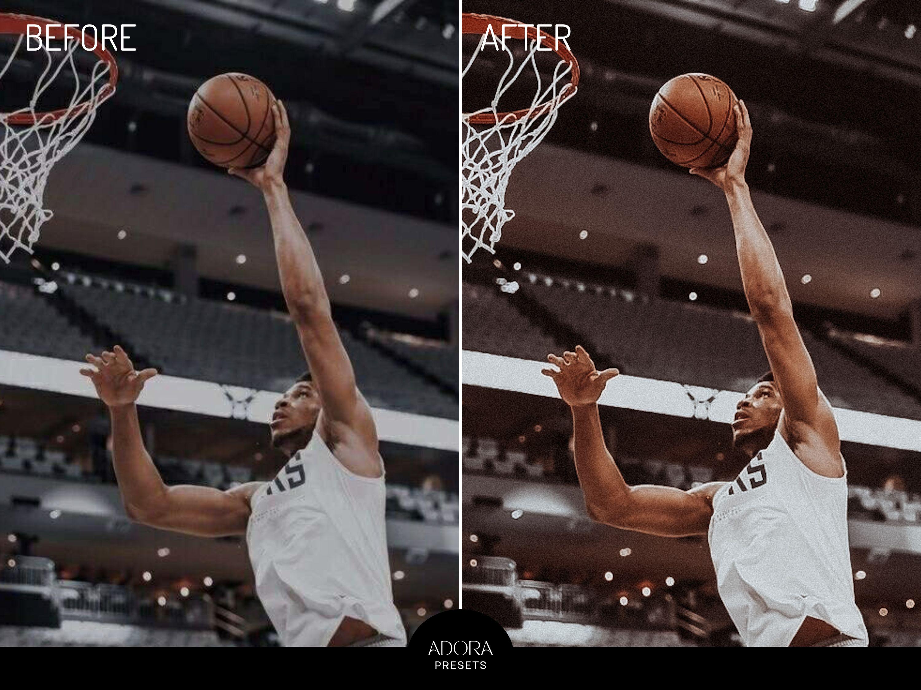 10 Basketball Presets Lightroom, Mobile Desktop Presets, Fitness Preset ...
