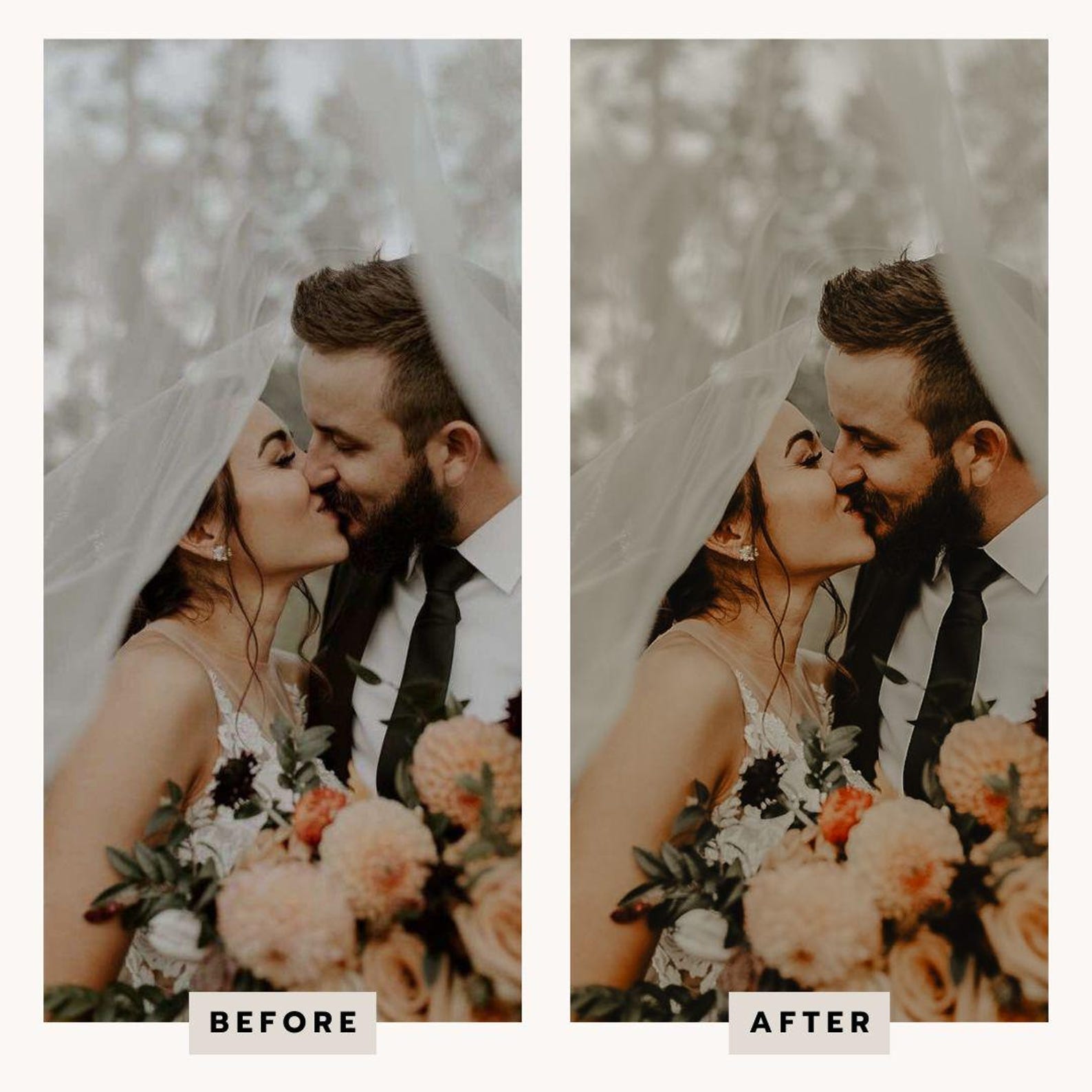 10 Wedding Lightroom Presets, Engagement Presets, Wedding Presets, Warm ...