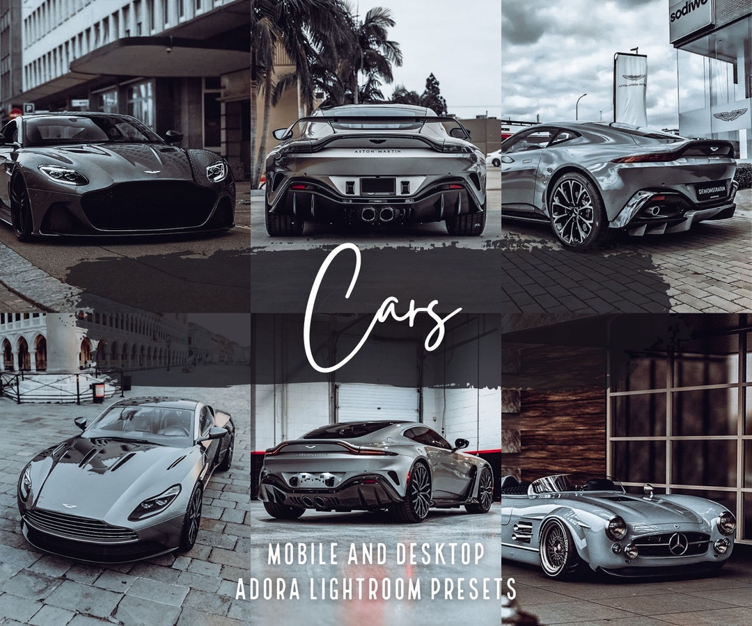 10 Cars Lightroom Presets Mobile and Desktop Luxury Instagram Presets ...