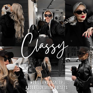 10 Classy Lightroom Mobile Presets Instagram Moody Black Blogger ...