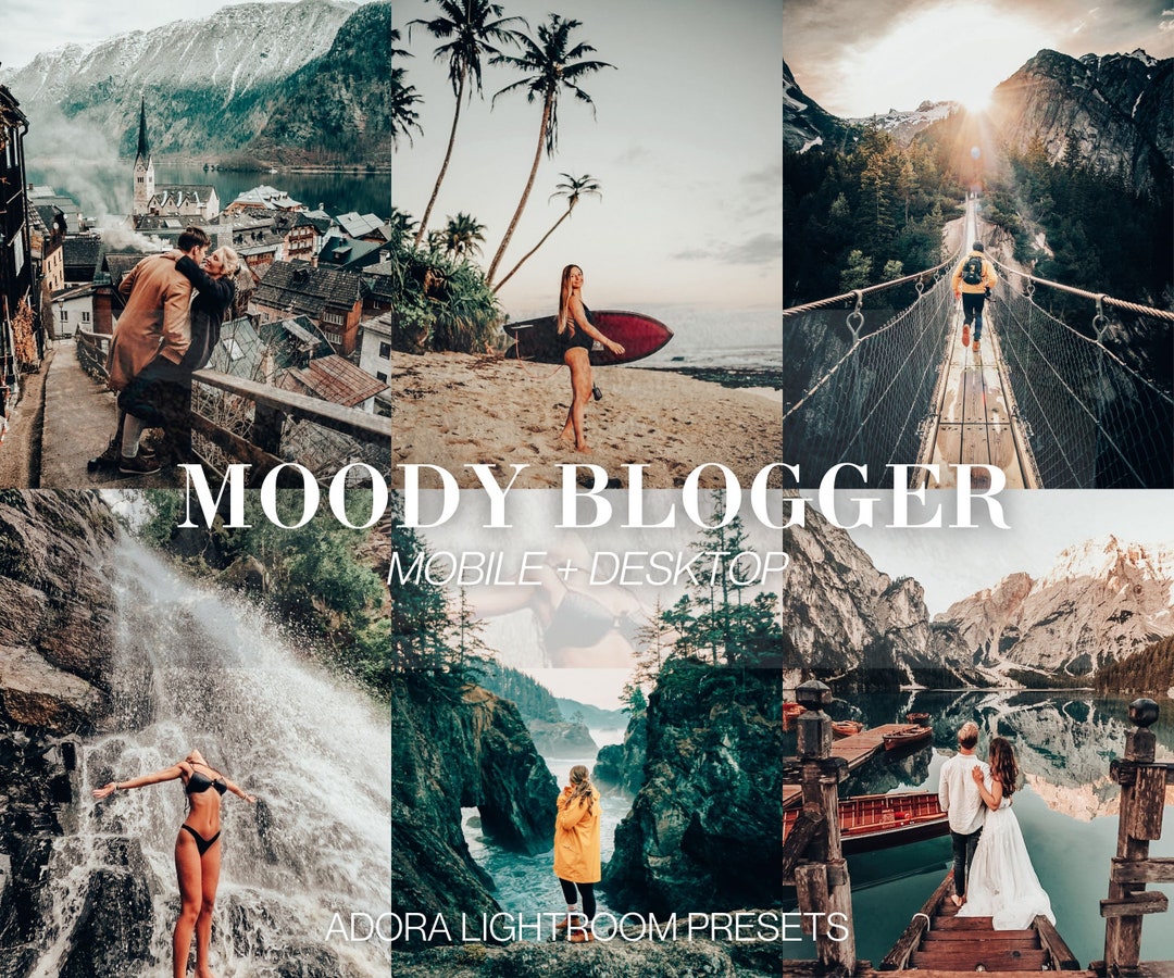 10 Moody Blogger Presets Lightroom, Earthy Tone Presets, Travel ...