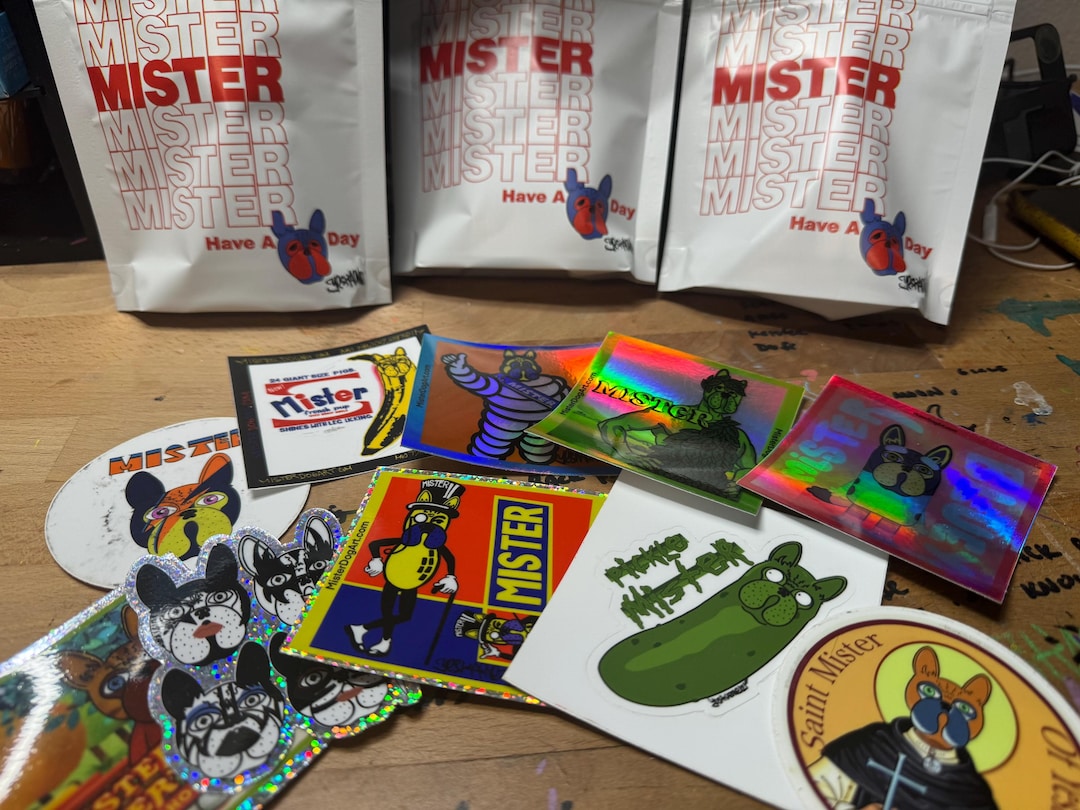 Mister Sticker Pack (10 Stickers) - Etsy