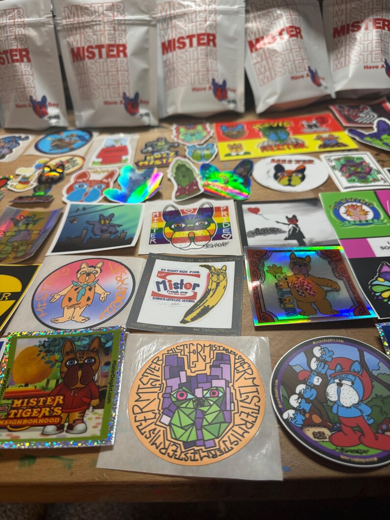 Mister Sticker Pack 10 Stickers - Etsy