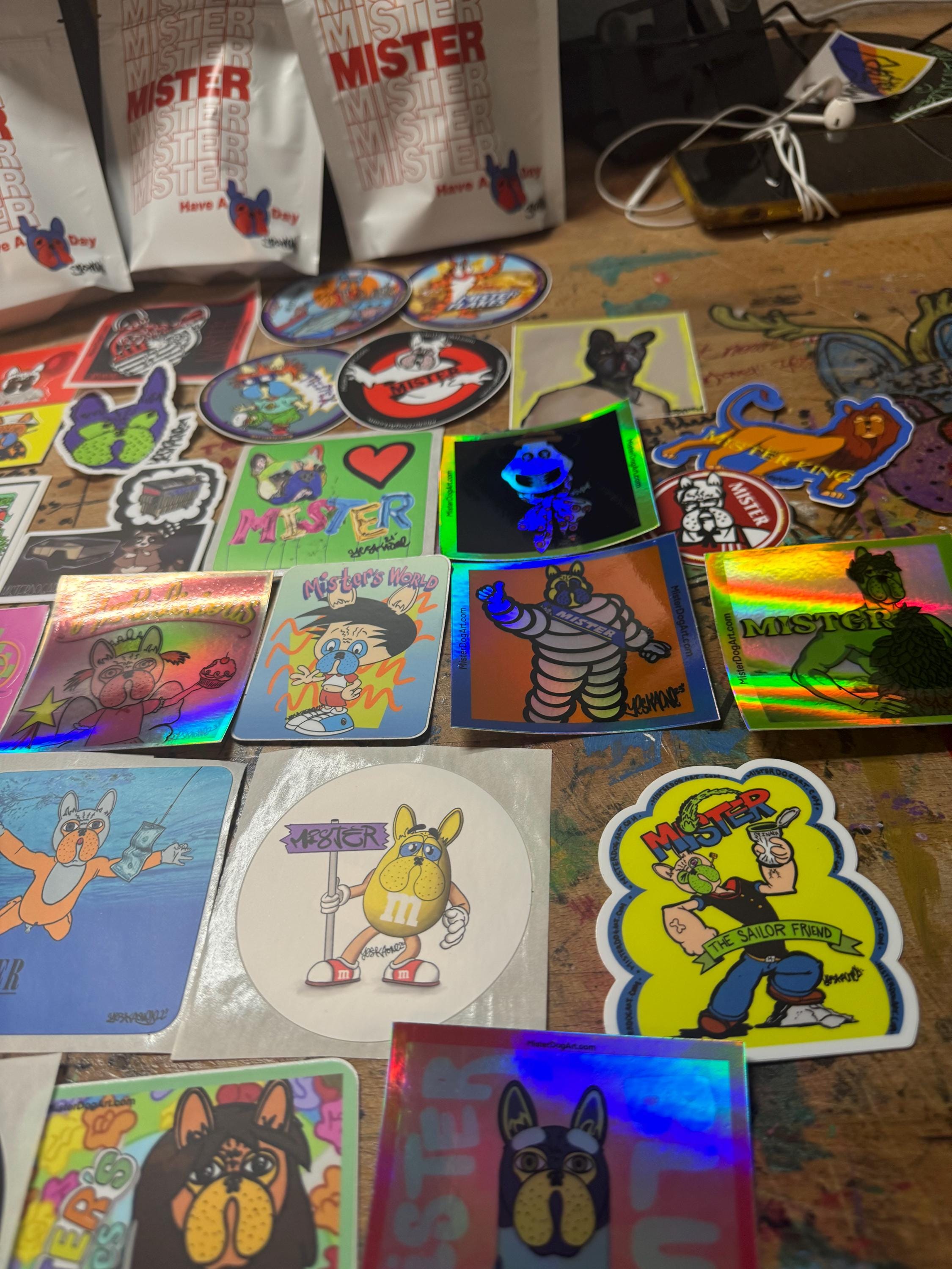 Mister Sticker Pack (20 Stickers) - Etsy