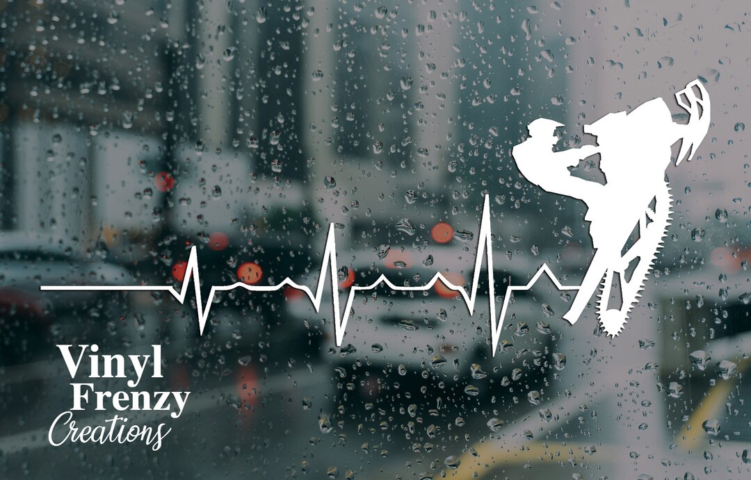 Snowmobile Vinyl Decal | Snowmobile Sticker | Trailer Sticker | Laptop ...