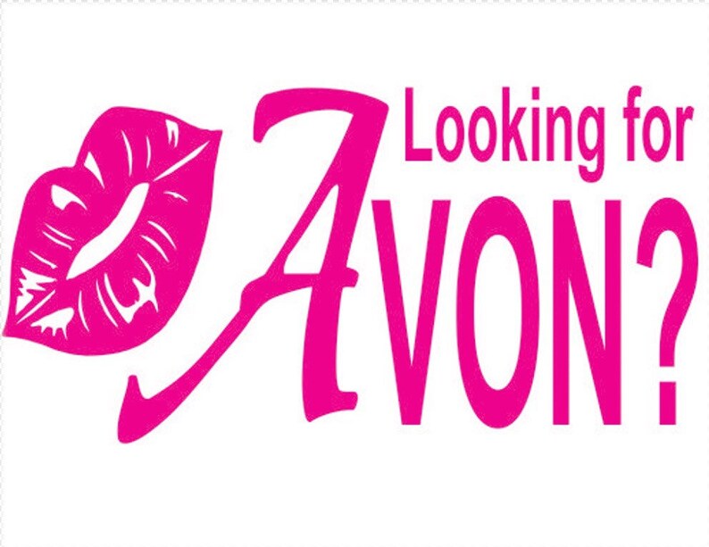 Avon Car Decal Avon Representative Avon Makeup Rep - Etsy