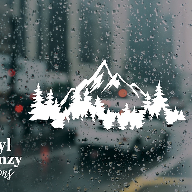 Mountain Decal - Etsy