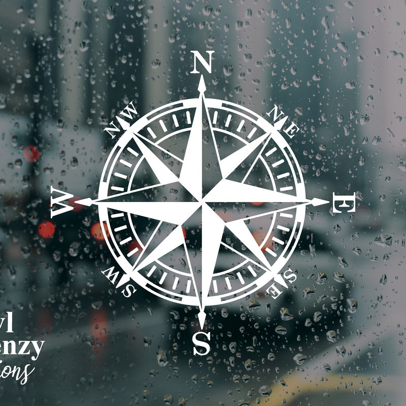 Compass Decal - Etsy