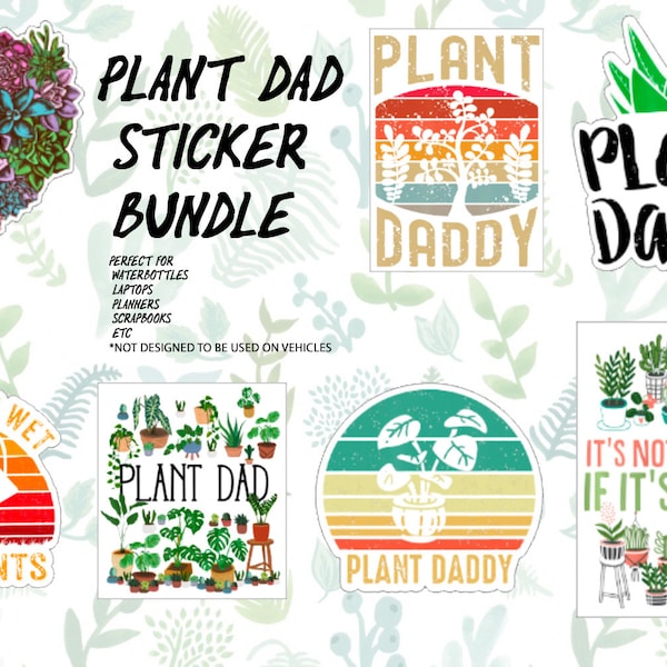 Plant Stickers - Etsy