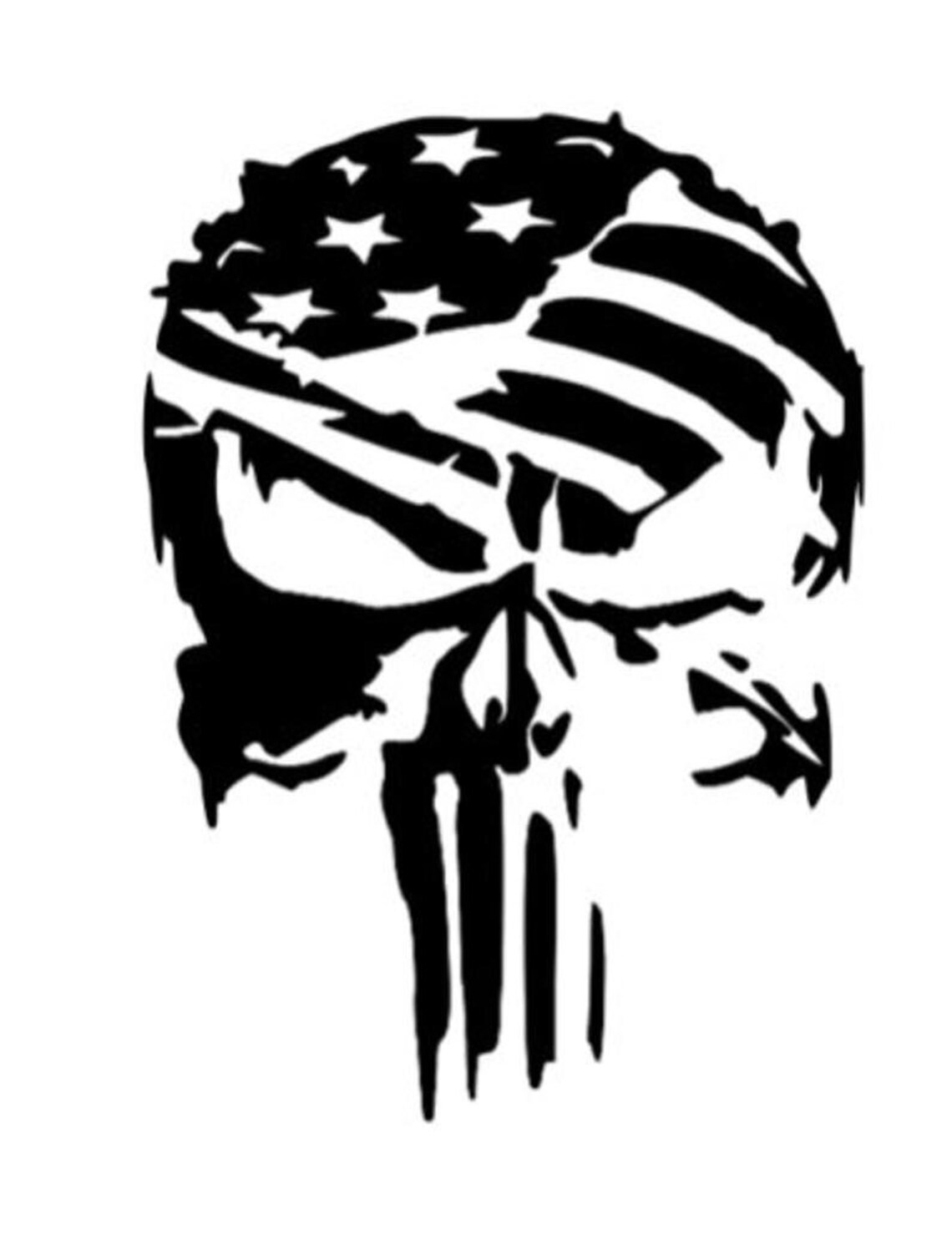 Punisher Inspired Decal Punisher Flag - Etsy