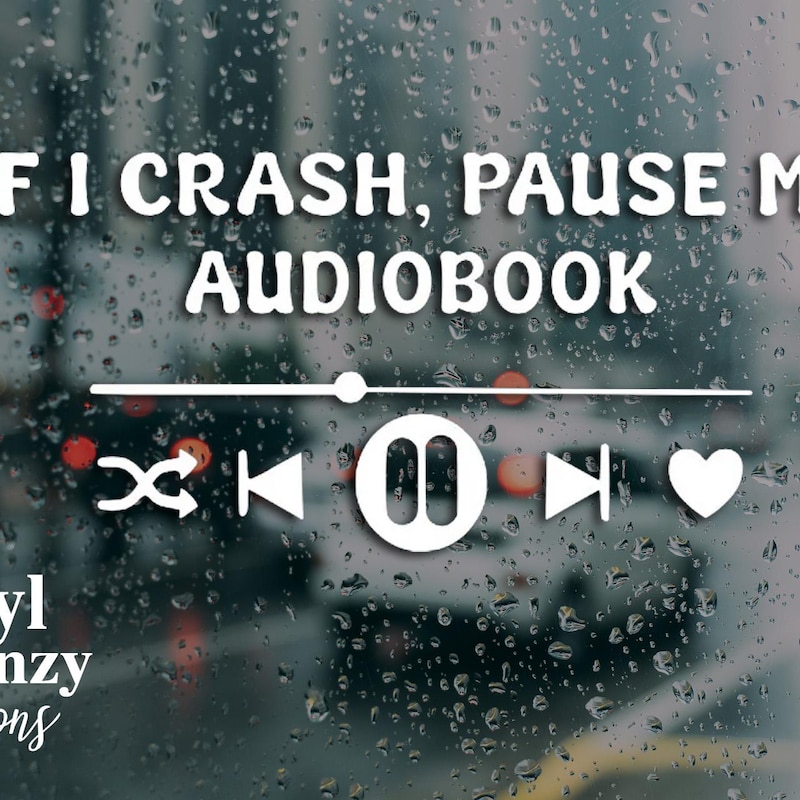 Audiobook Sticker for Car - Etsy