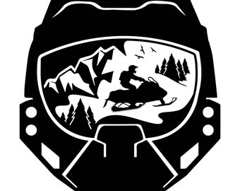 Snowmobile Trailer Decal - Etsy