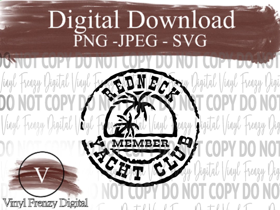 Redneck Yacht Club Svg - Etsy