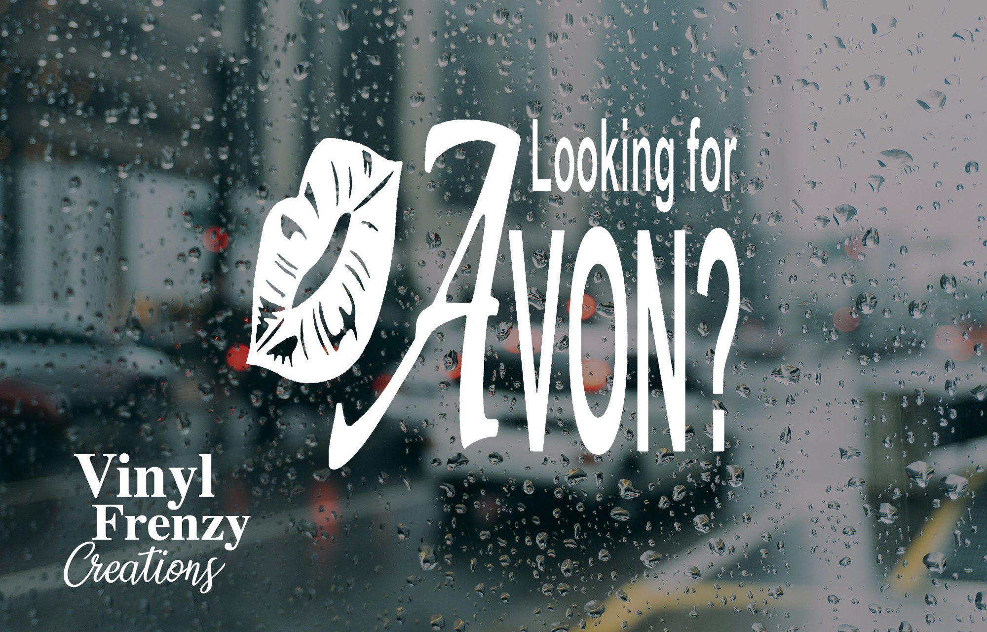 Avon Car Decal Avon Representative Avon Makeup Rep - Etsy