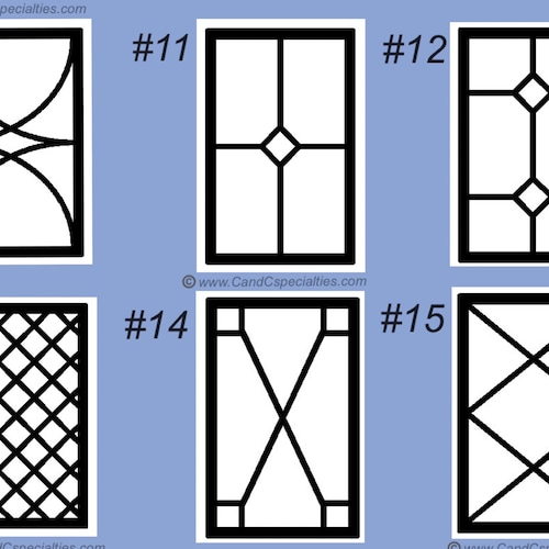 KITCHEN GRID INSERTS Drop in Cabinet Doors up to 16w - Etsy