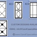 KITCHEN GRID INSERTS - Kitchen Mullions for Cabinet Doors - up to 16"w ...