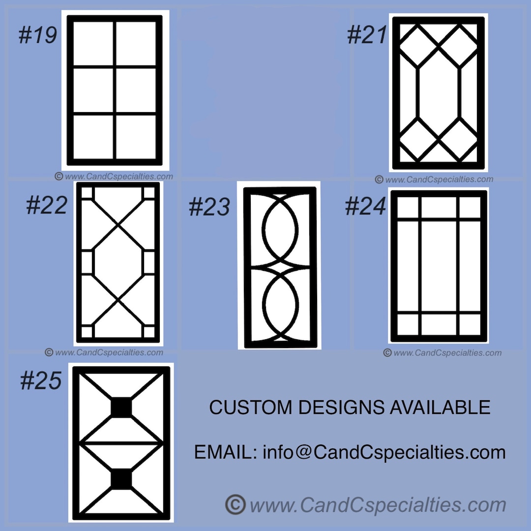 KITCHEN GRID INSERTS - Kitchen Mullions for Cabinet Doors - up to 16"w ...