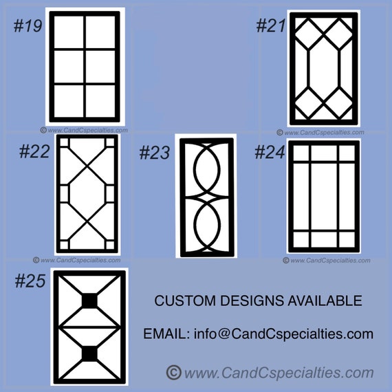 Window Grille Pane Inserts