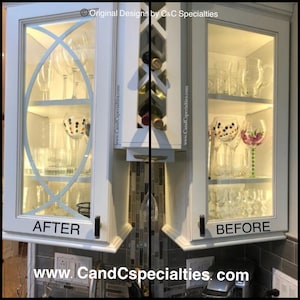CUSTOM MULLION INSERTS - Kitchen Cabinet Doors - up to 16"w X 32"h ...
