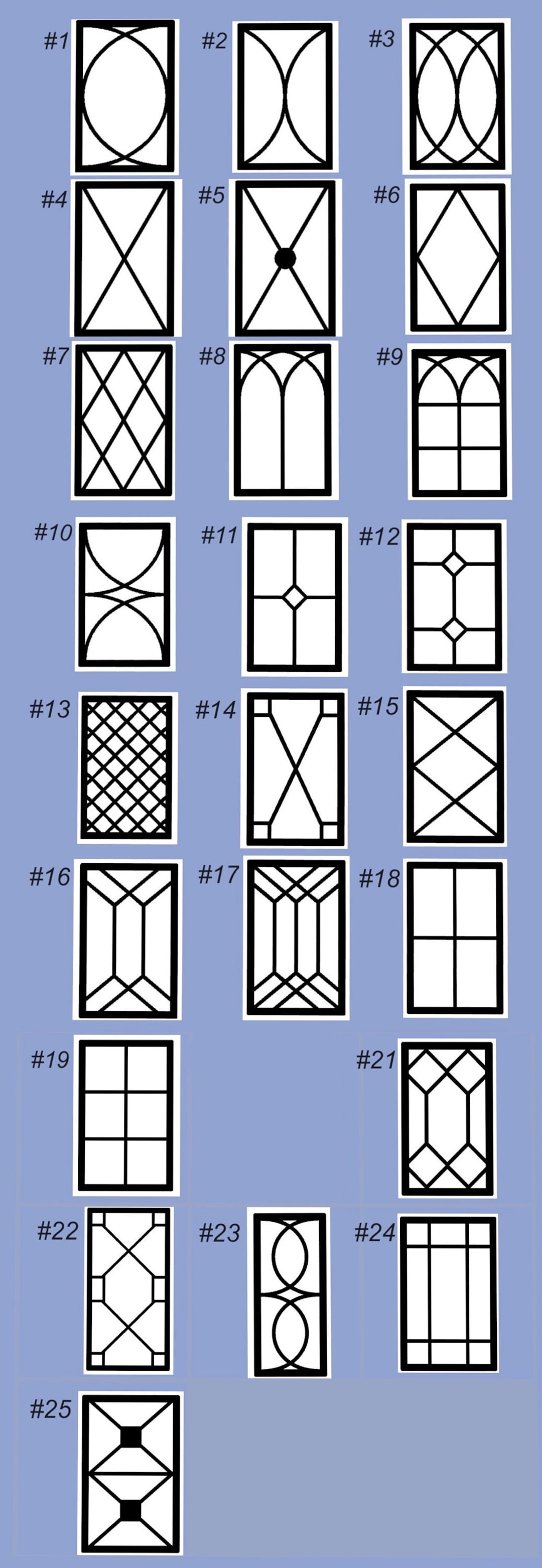 MULLION OVERLAY INSERTS - Furniture, Wall, Mirror Decor - Custom Sizing ...