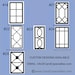 CUSTOM MULLION INSERTS - Kitchen Cabinet Doors - up to 16"w X 32"h ...