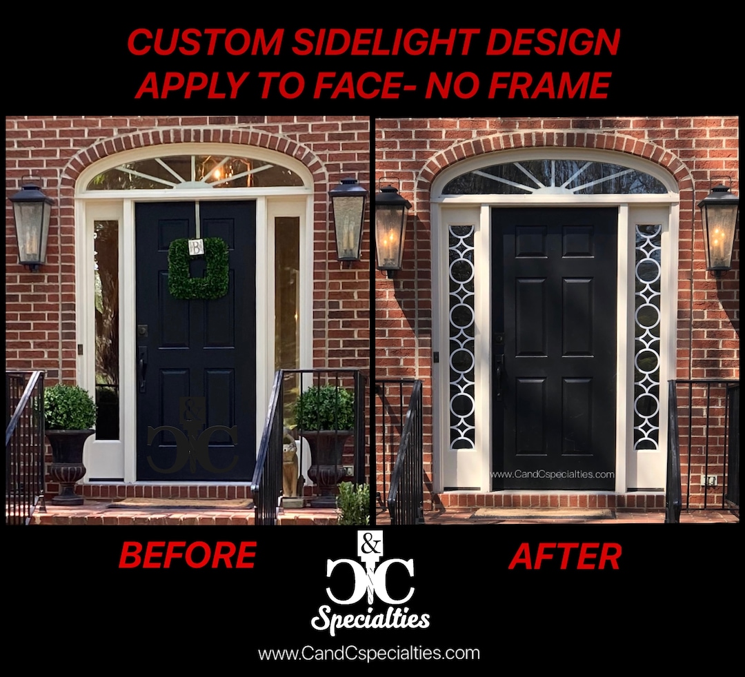 SIDELIGHT DOOR MULLIONS up to 26"w X 65"h - Easy to Install - Entrance ...