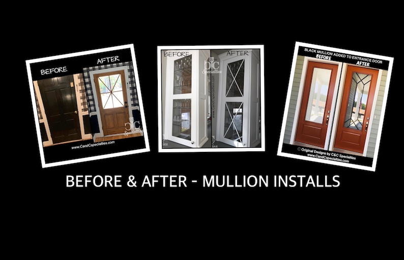 CUSTOM MULLION INSERTS up to 16w X 32h Glass or - Etsy