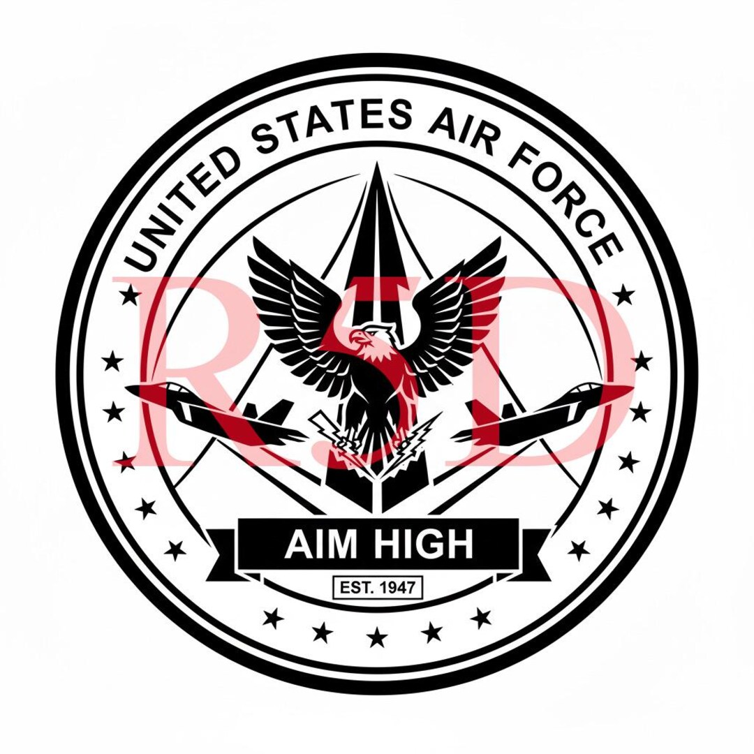 US Air Force Insignia SVG, Military Logo Decal (digital Download) - Etsy
