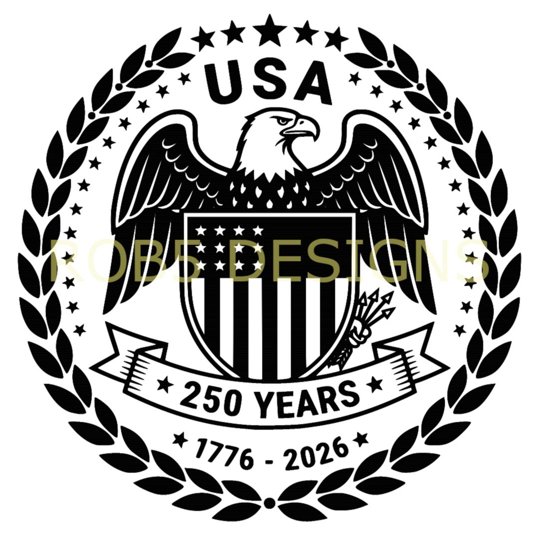 250th Anniversary of America Digital File - American Flag - SVG - JPG ...