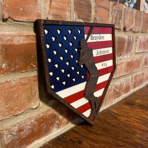 Baseball Sign Personalized Name Baseball Plate Baseball Plate Name ...