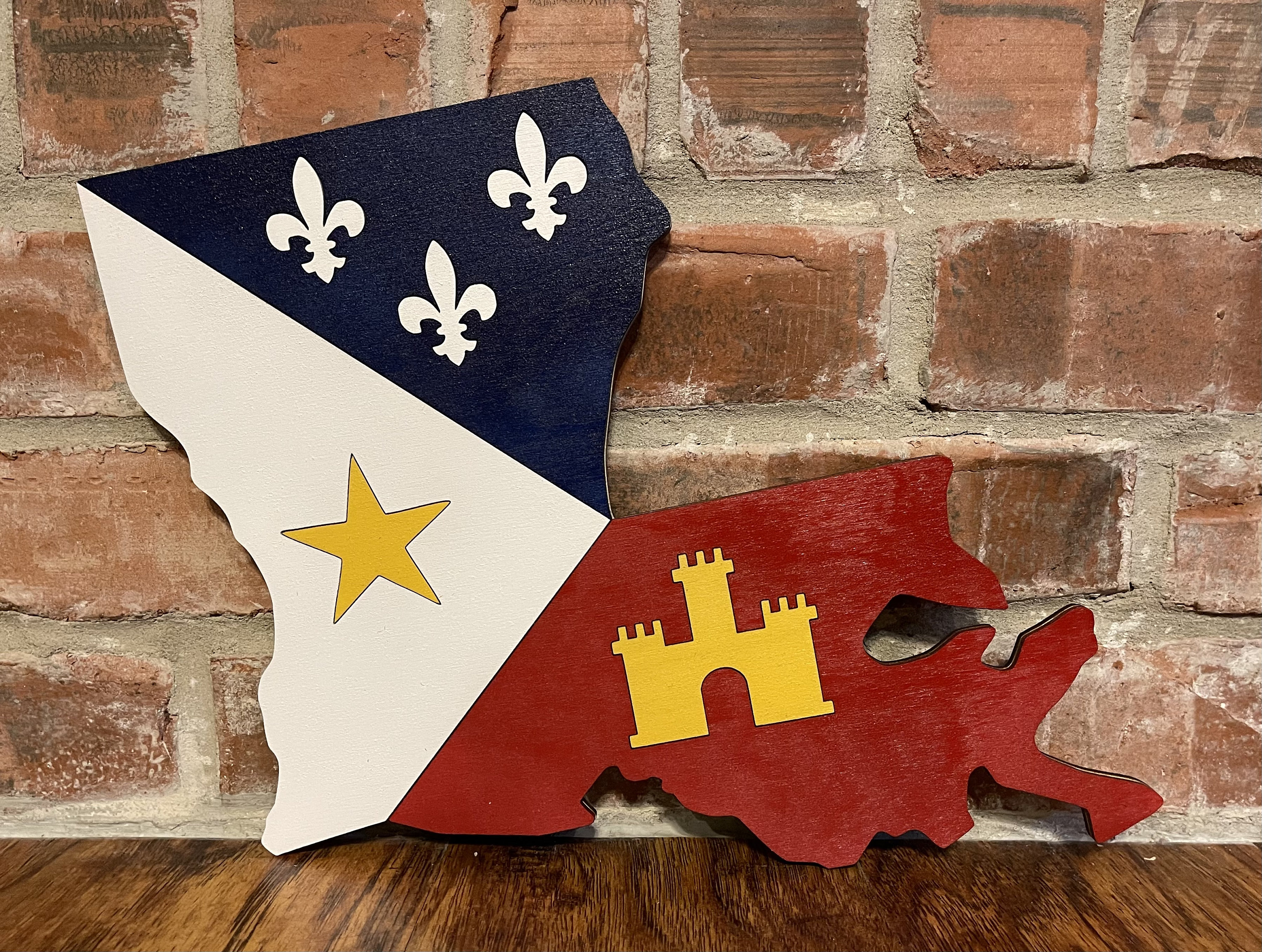 Acadian Flag Of Louisiana New Brunswick Map Acadiana Flag Colors Stock