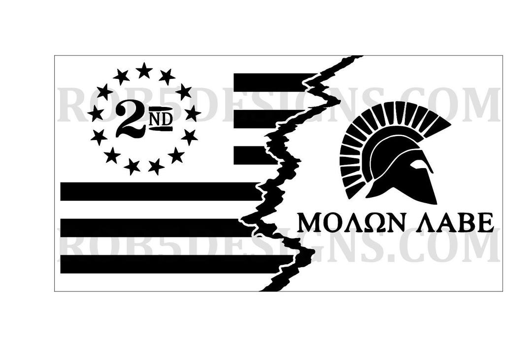Molan Labe Tattered Flag Digital File SVG JPG PNG for Laser Engravers ...