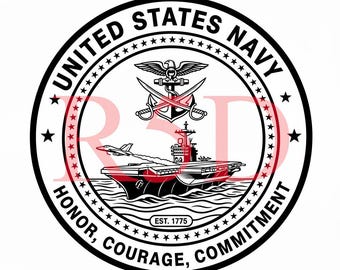 US Navy, SVG, PNG, Pdf, Jpg, Honor Courage Commitment Logo, Aircraft ...