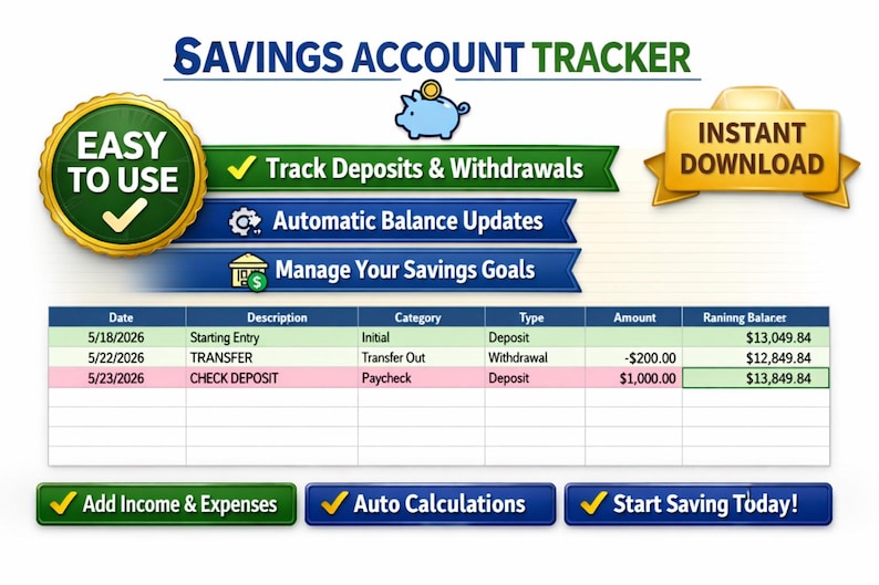 Personal Budget Tracker Pro – Excel Workbook or Google Sheets - Etsy