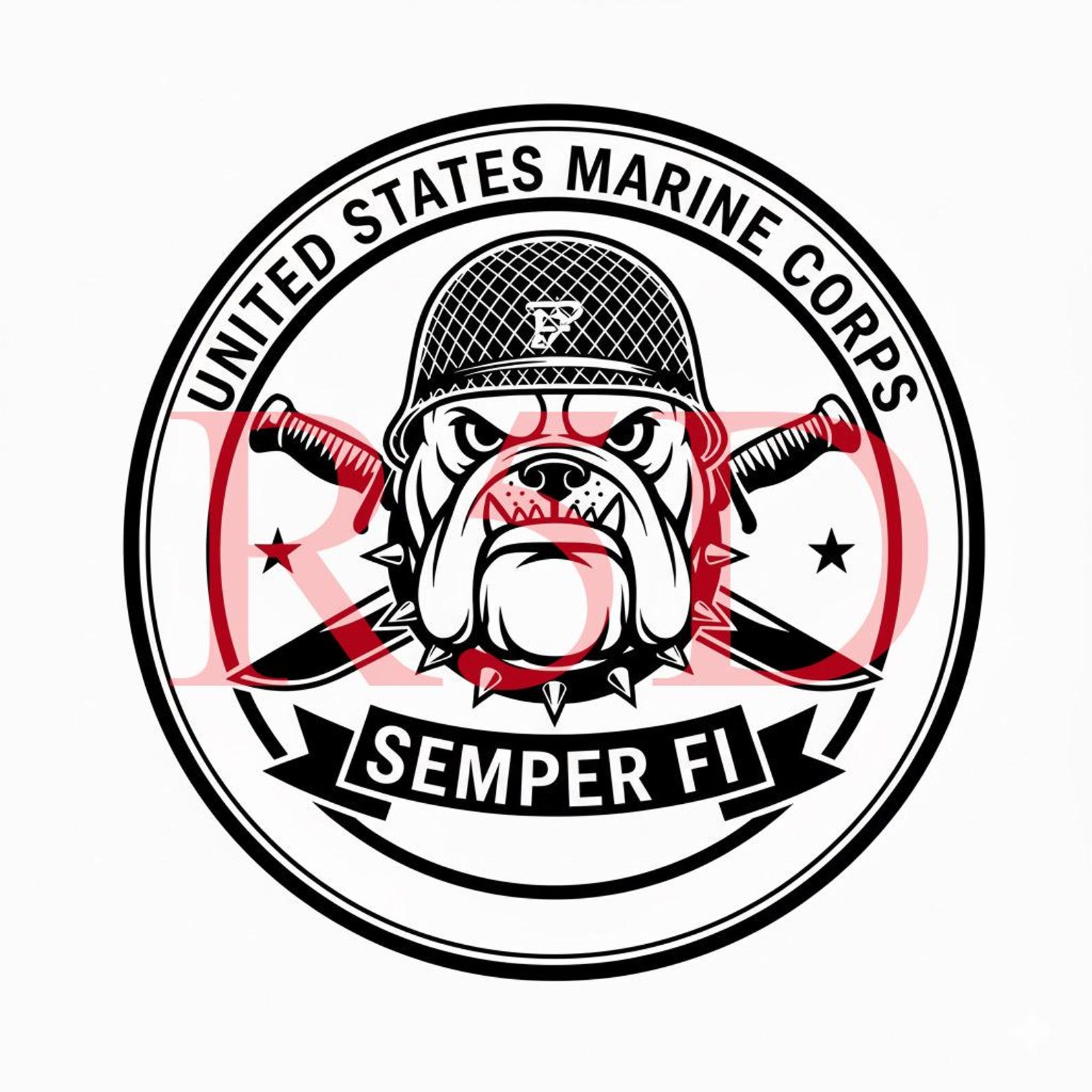 Marine Corps Mascot Bulldog SVG Bundle, Semper Fi (digital File) - Etsy