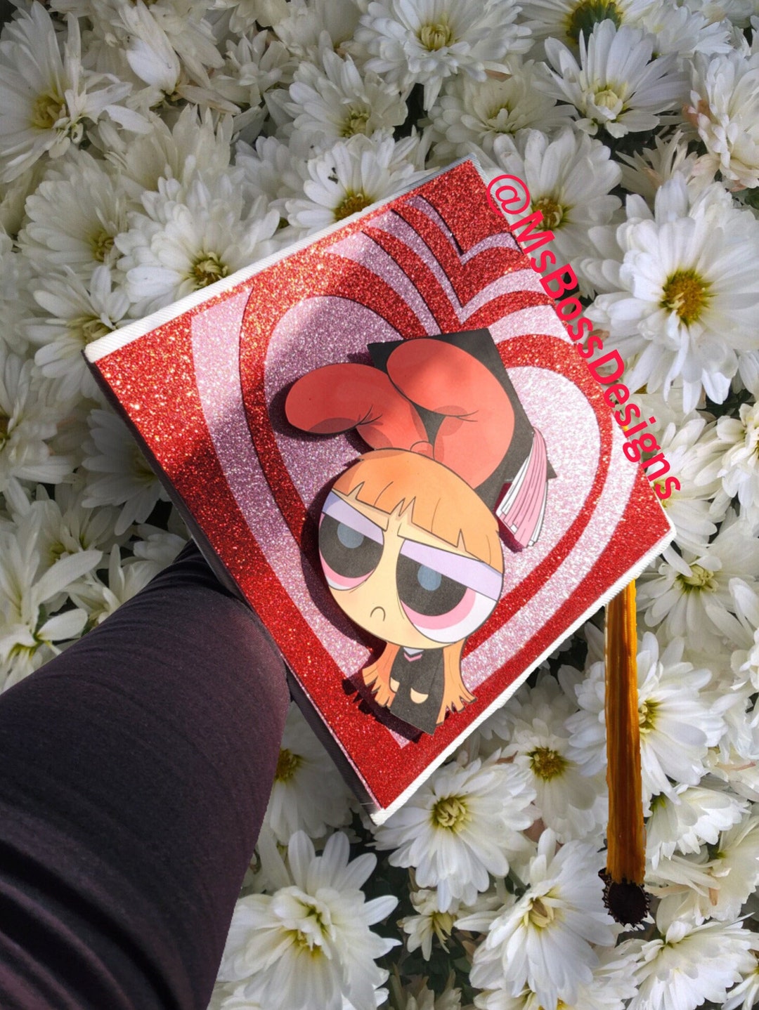 Graduation Cap Topper-powerpuff Girl Cartoon Design College - Etsy