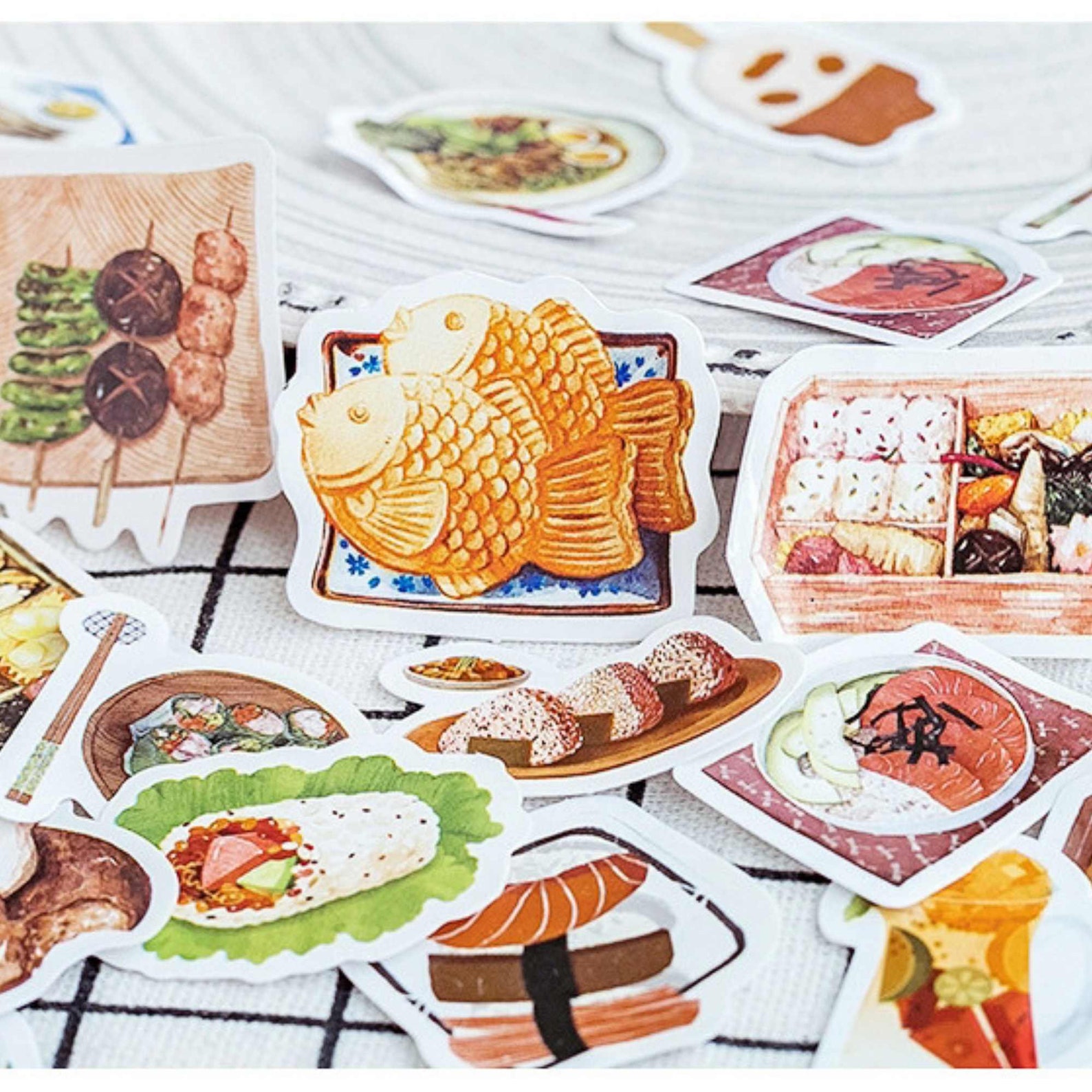 46 Pcs Yummy Food Stickers Bullet Journal Scrapbooking - Etsy