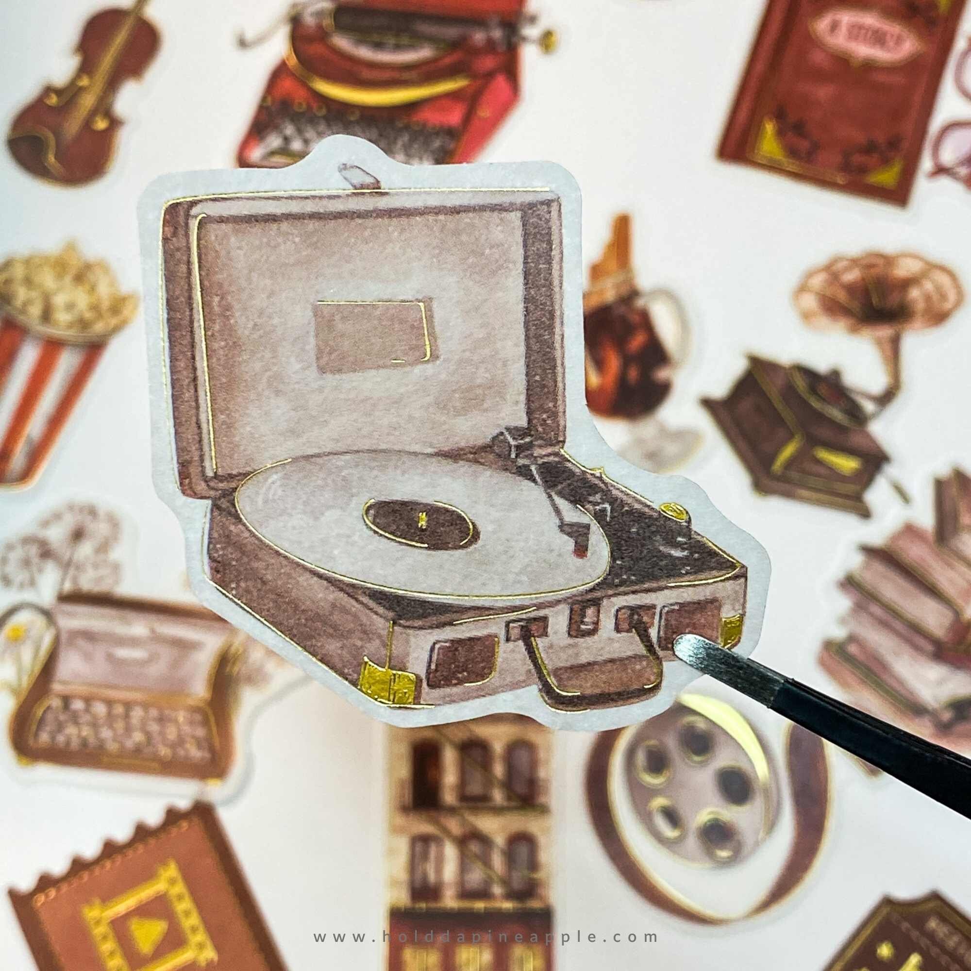 45 Pcs Cinema Movie Kawaii Sticker , Bullet Journal, Scrapbooking ...