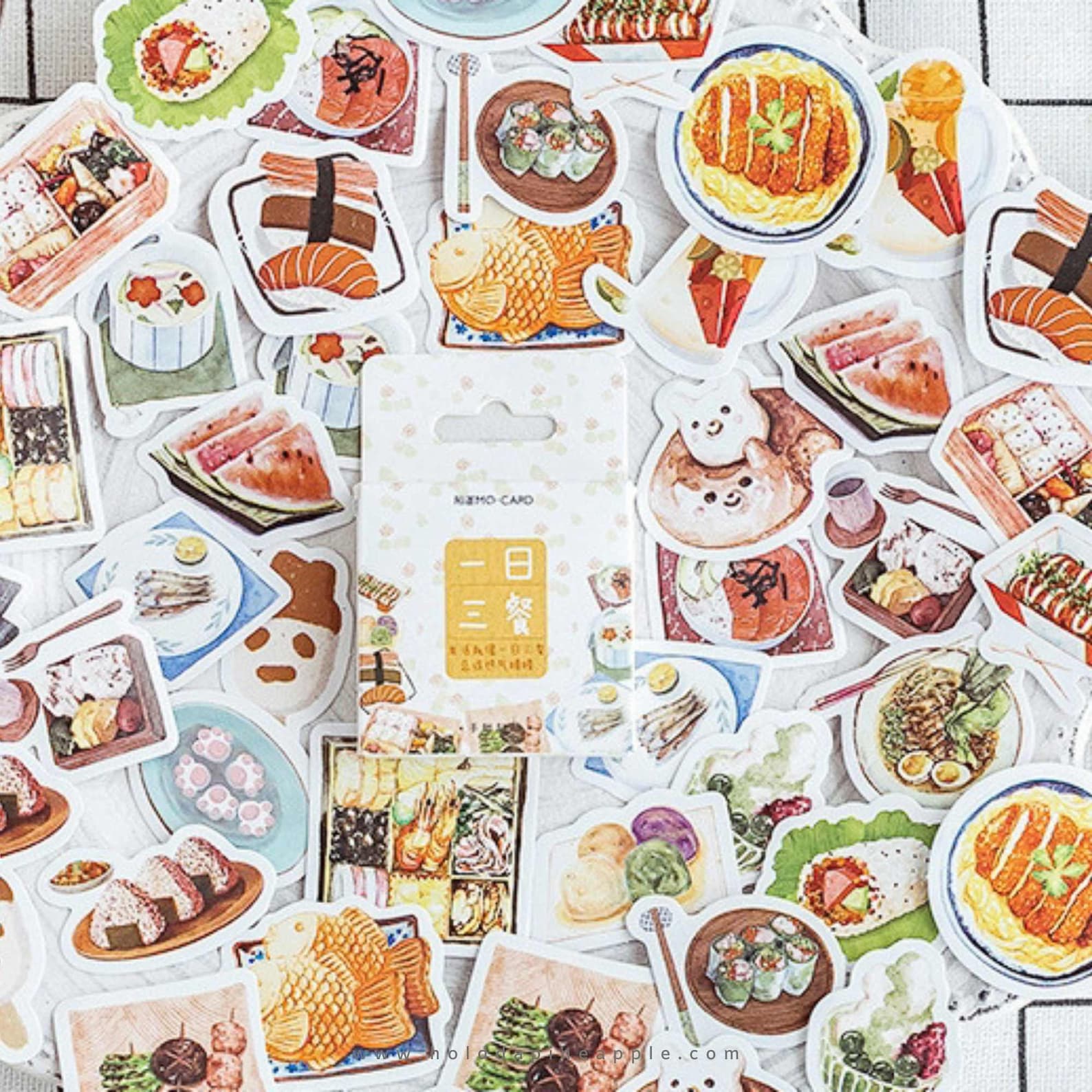 46 Pcs Yummy Food Stickers Bullet Journal Scrapbooking - Etsy