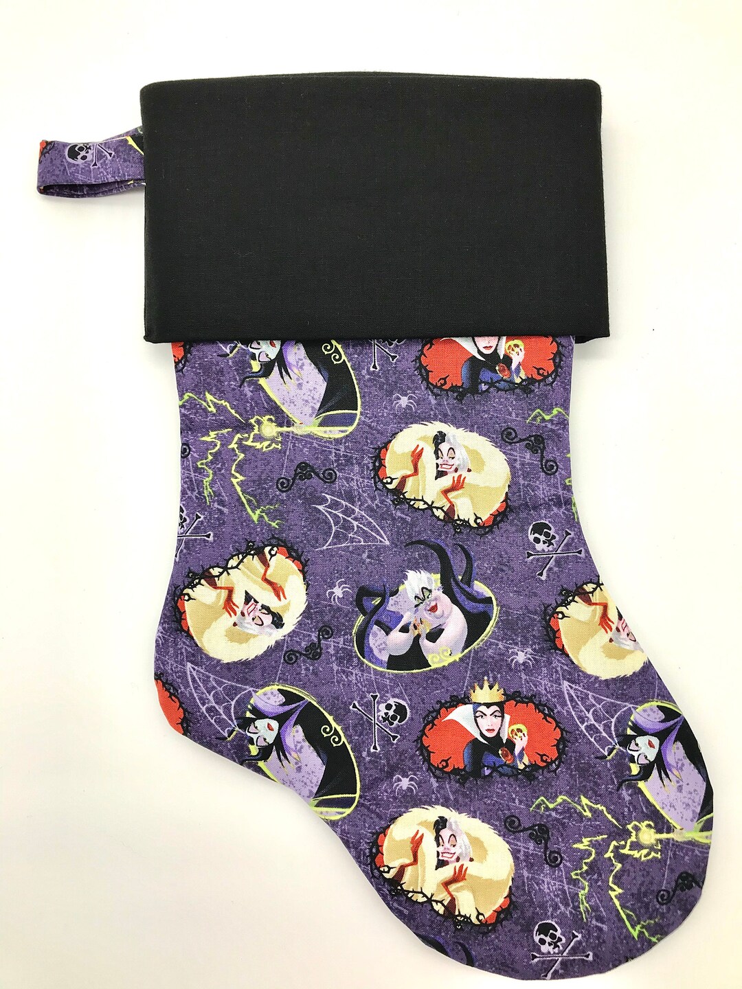 The Rockefeller Disney Villains Christmas Stocking - Etsy