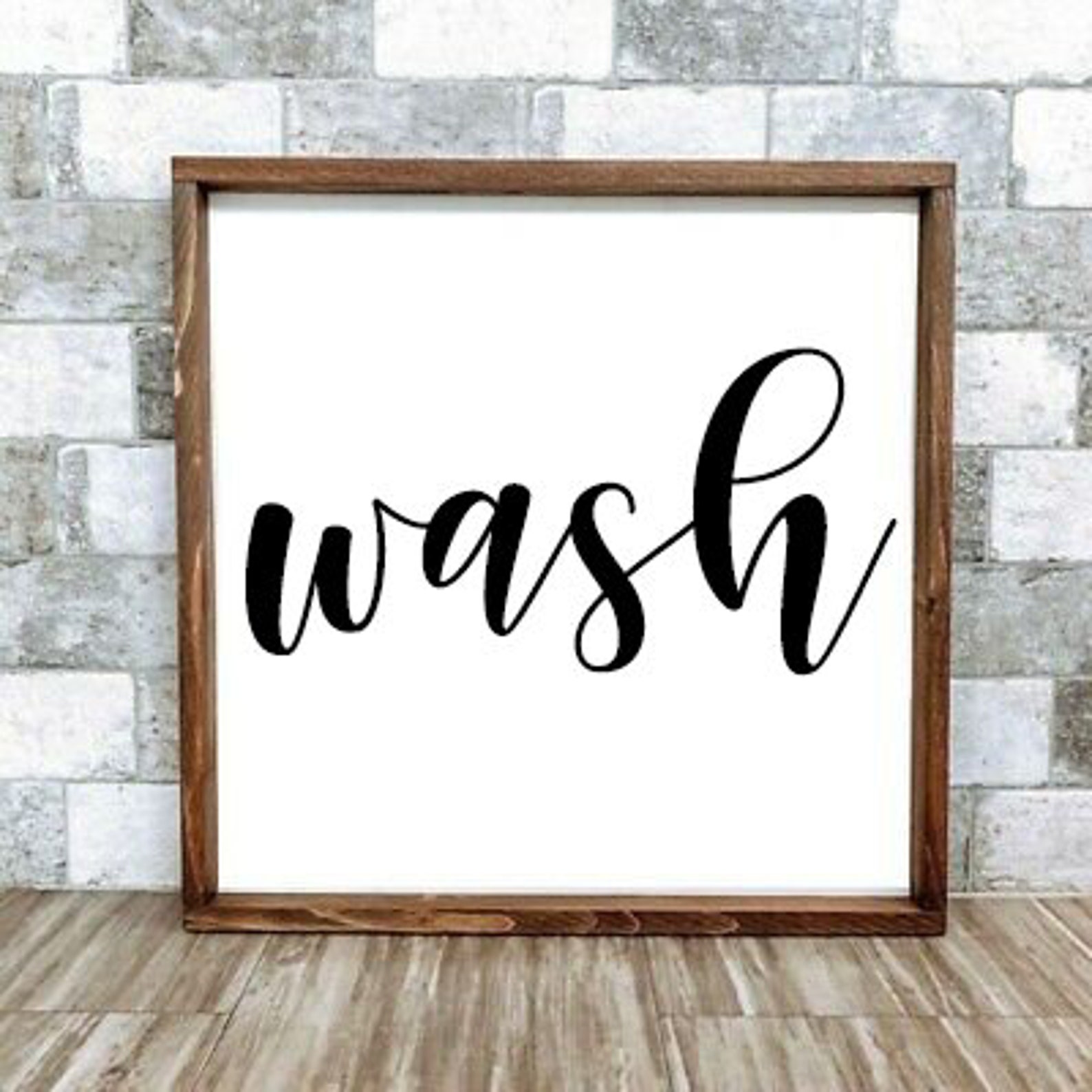 Wash Sign - Etsy