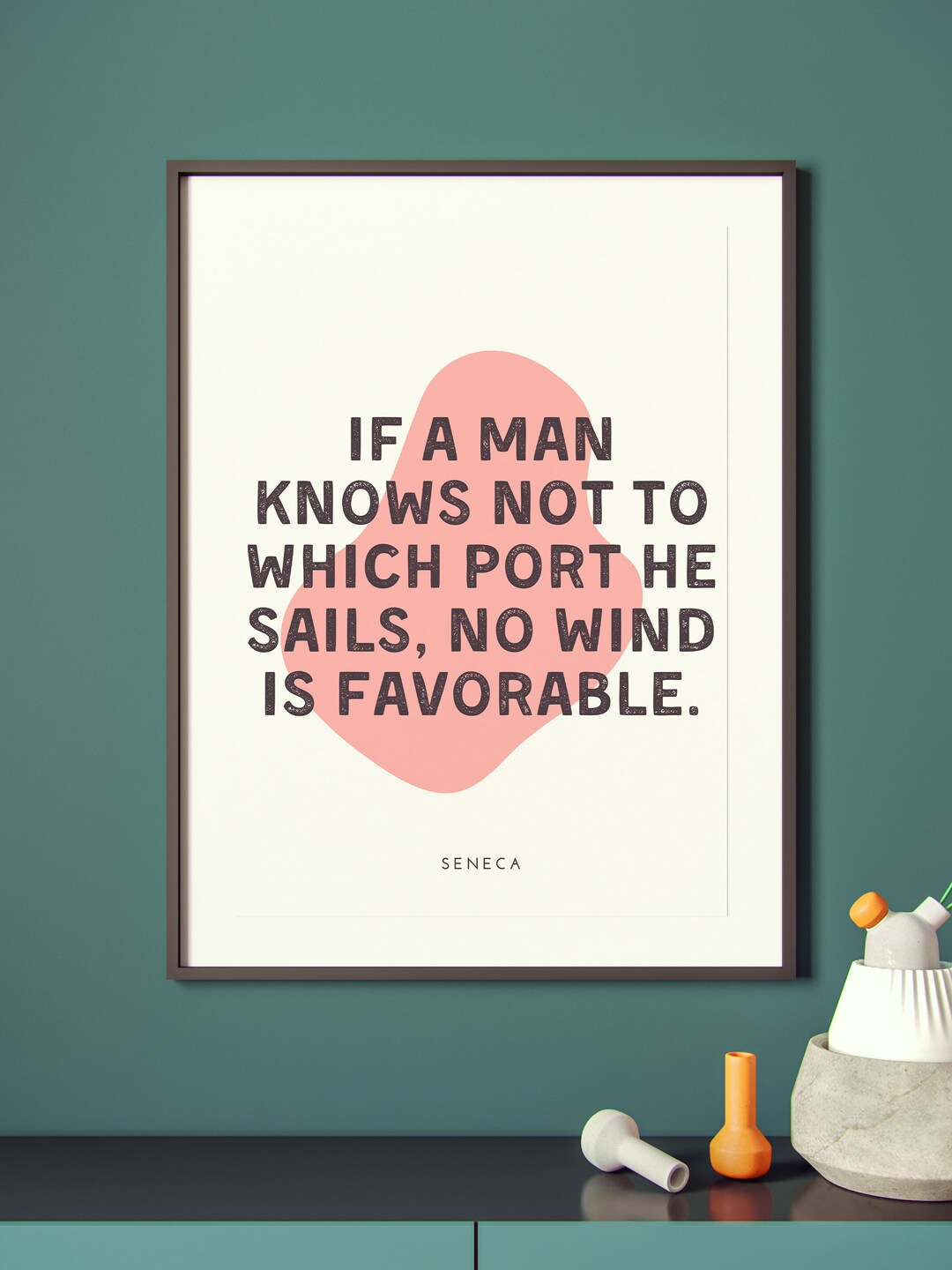 Seneca Quote Digital Download Print PNG, Stoic Quote, Stoicism, Art ...