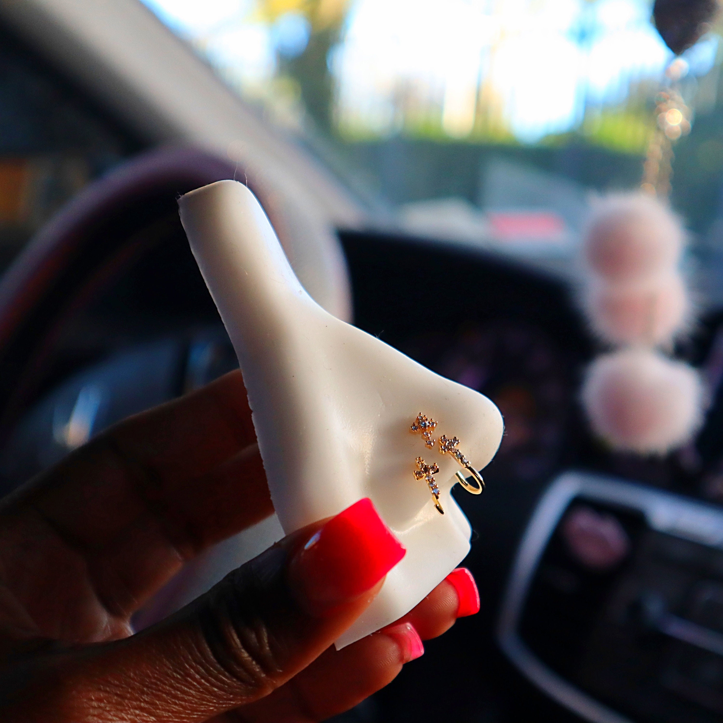 Fake Cross Nose Ring - Etsy