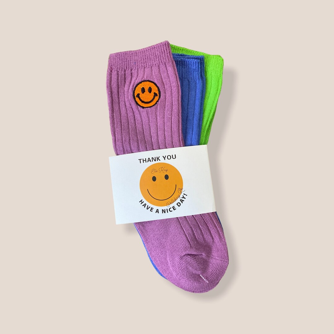 The Happy Kids Tube Neon Socks - Etsy