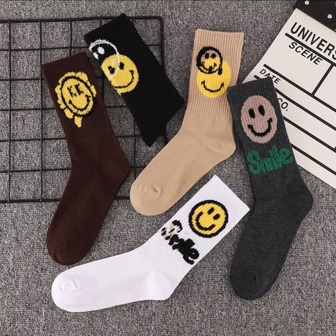 Happy Graffiti Socks - Etsy