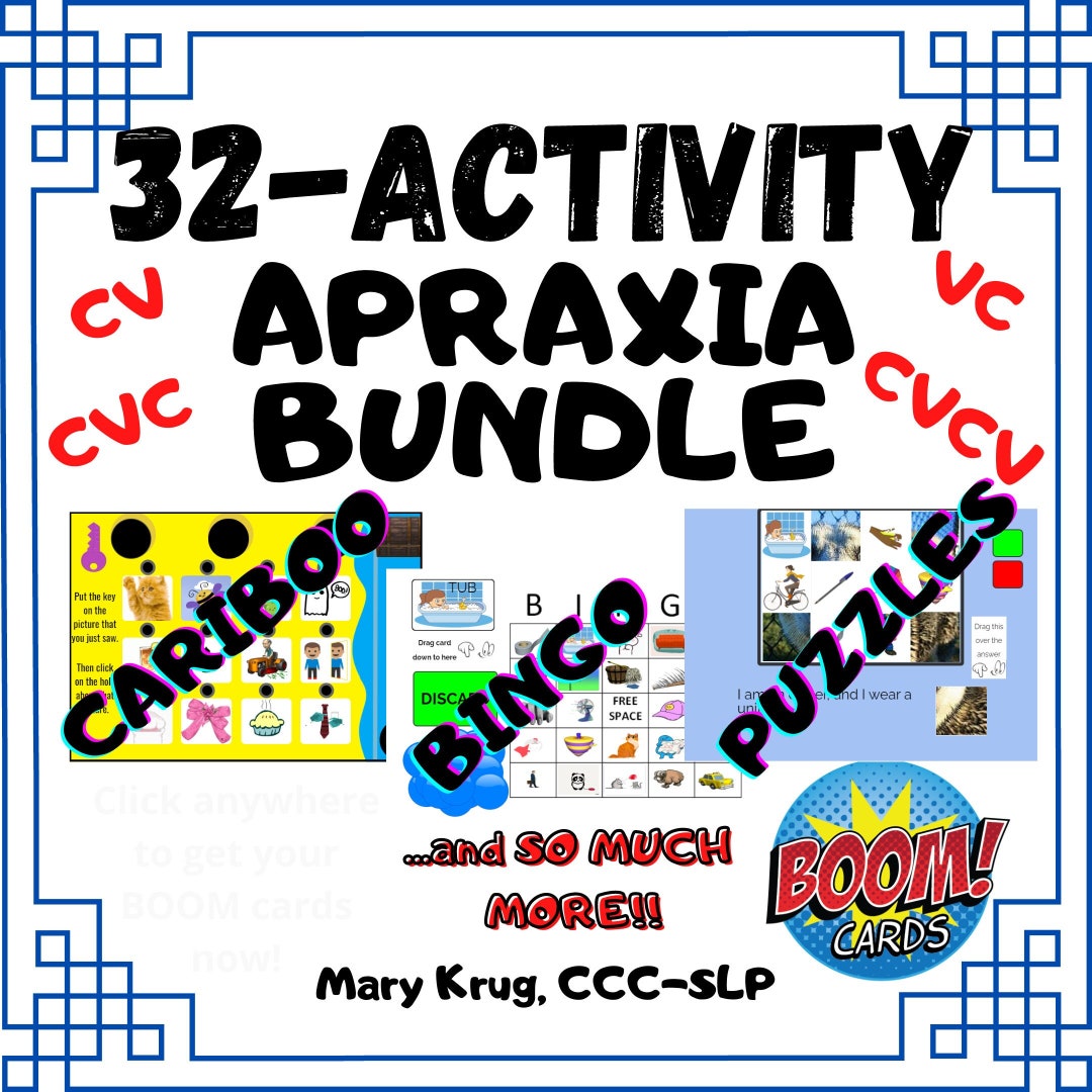 32-activity Animated APRAXIA Bundle of BOOM Cards! - Etsy